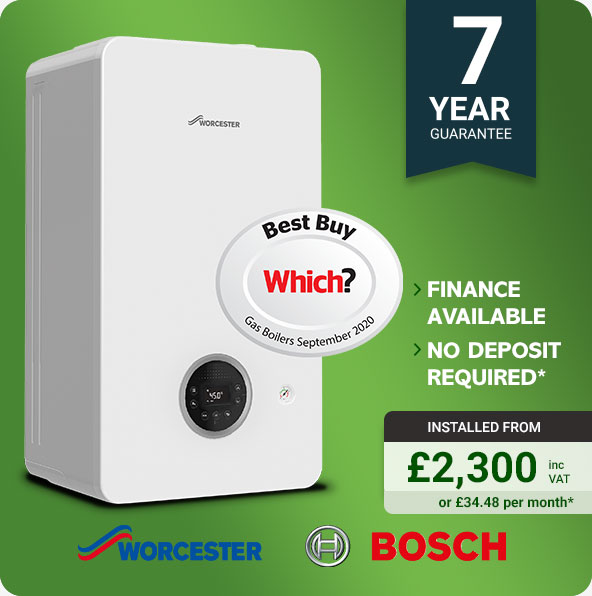 Worcester Bosch Greenstar 2000 25kW Combi Boiler